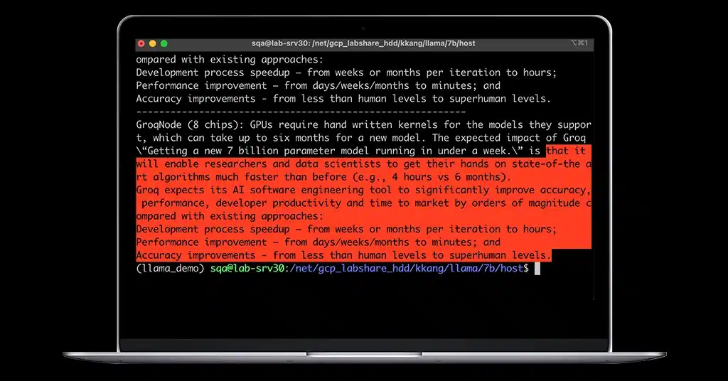 Automated Discovery Meets Automated Compilation: Groq Runs LLaMA, Meta’s Newest LLM - Humain is ...