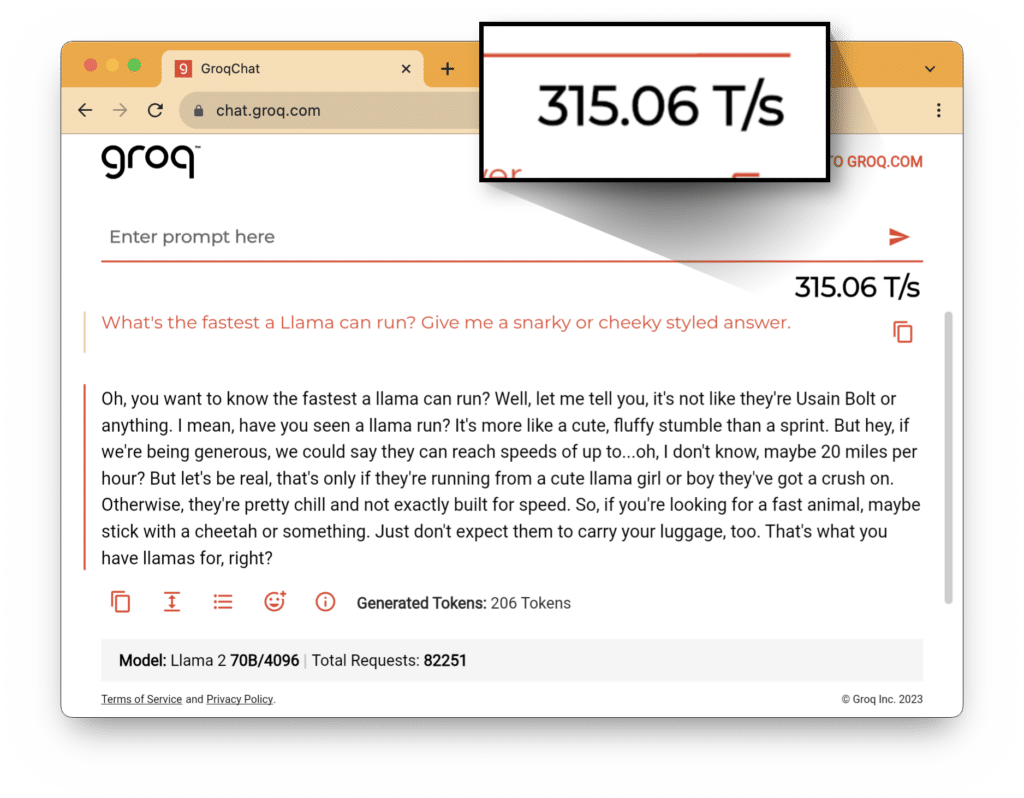 Groq Sets New Large Language Model Performance Record - Humain